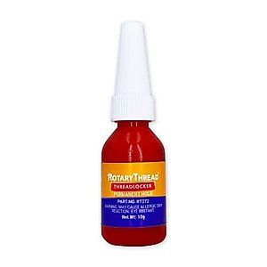 Permanent Hold Threadlocker, Heavy Duty High Strength Adhesive Locks Metal Fasteners Curing Sealant 0.35oz (RT272) by Rotary Thread