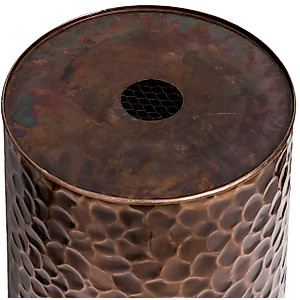 H Potter Large Tall Planter Pot Outdoor Indoor Copper Flower Decorative Weather Resistant Garden Deck Patio GAR568