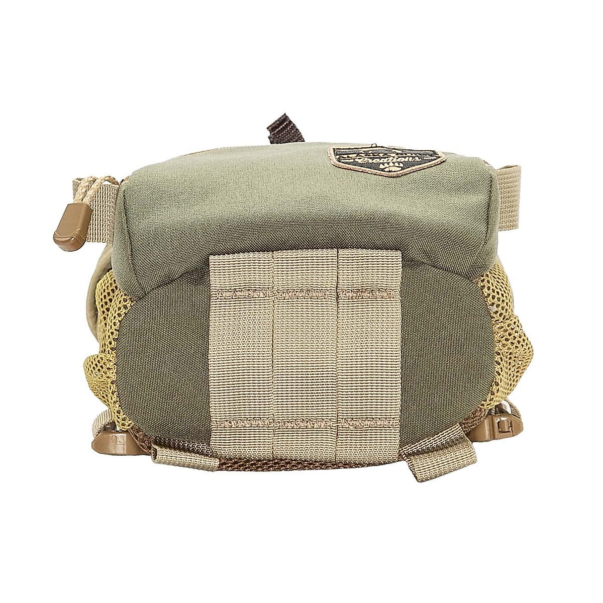 Alaska Guide Creations Hybrid Binocular Pack | Compact Utility Bag with Mesh Side Pockets | Binocular Harness for Comfort and Quick Access (Mossy Oak Break-Up Country)