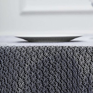 Tableclothsfactory 90" White Premium Lace Round Tablecloth for Banquet Party Wedding Event Home Decor