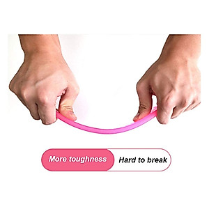 2 PCS Ancgreen Wide Tooth Comb Detangling Comb Shower Comb with Hook Hair Comb Brush for Women Curly/Wet/Dry/Long/Thick Hair (Pink)