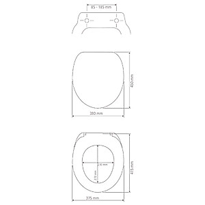WENKO" Flamingo Toilet Seat, Duroplast Multi-Colour, 38 x 45 x 10 cm