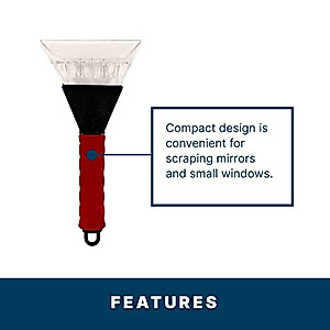 Teal Turtle 10 Inch Car Window and Windshield Ice Scraper Tool