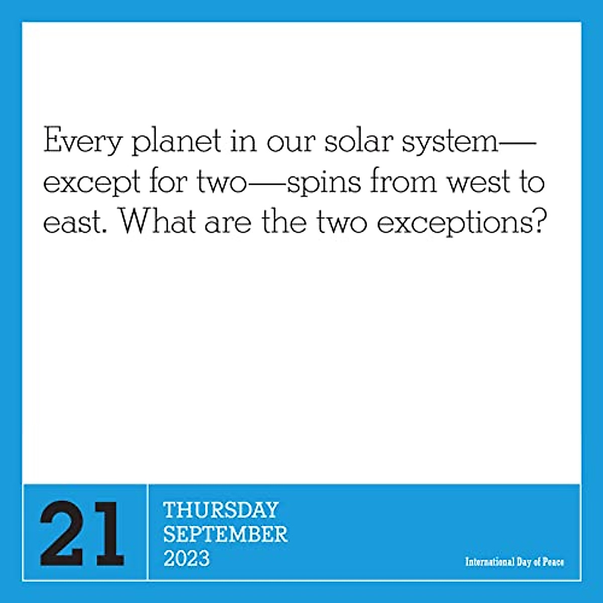 365 Days of Amazing Trivia! Page-A-Day Calendar 2023: The World's Bestselling Trivia Calendar