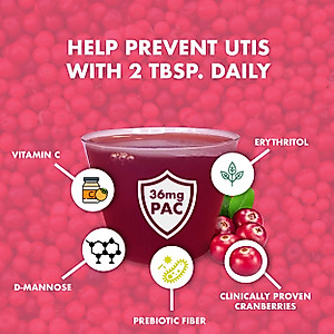 Nutritional Designs Cran-B-PAC Cranberry Supplement, Urinary Tract Health for Women Cranberry Concentrate Liquid with Vitamins, UTI Prevention for Women, Natural & Non GMO, 36mg PAC, 30 Oz Bottle
