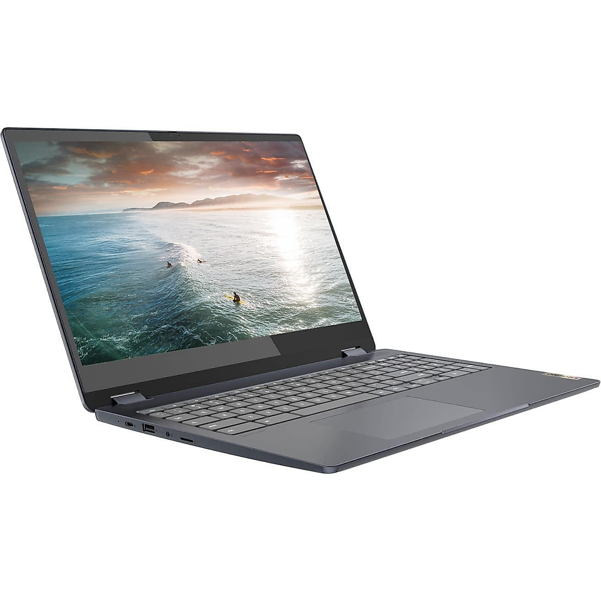 Lenovo Flex 3i 2-in-1 Chromebook for College Students,15.6 Inch FHD Touchscreen Laptop, Intel Celeron N4500, 4GB RAM, 64GB eMMC+128GB SD Card, Intel UHD Graphics, Chrome OS, Abyss Blue, PCM