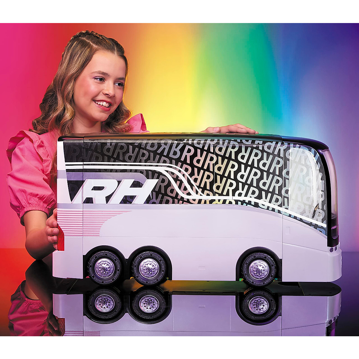 Rainbow High Tour Bus & Stage – 4-in-1 Playset