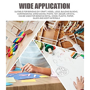 Weglau Art Glues, Glue for Craft, Instantly Strong Adhesive for bonding Toy,Electronic,Cloth,Wood,Leather,Craft,Jade,Glass,Paper 20g