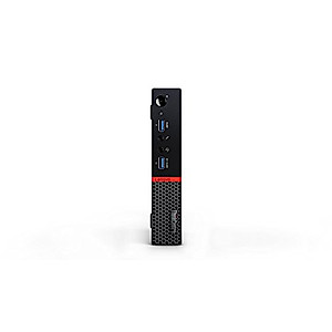Lenovo ThinkCentre M900 Tiny Desktop, Quad Core i3 6100T 3.2GHz, 8GB DDR4, 256GB SSD Hard Drive, Windows 10 Pro (Renewed)