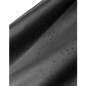 QWORK Drum Cover for 55 Gallon Industrial Barrel, 2 Pack High Density Nylon Oxford Fabric Covers with Excellent Waterproof Performance and Stretchable Adjustable Drawstring