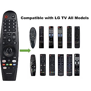 Universal Remote Control for LG Smart TV Magic Remote, Compatible with All Models for LG OLED UHD 4K NanoCell Series Smart TV [NO Voice Function, No Magic Pointer Function]