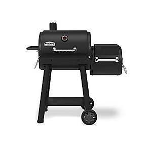 Broil King 955050 Smoke Offset 500 Offset Smoker and Grill, Black