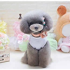 Dog Dresses for Small Dogs Easter Cotton Pet Dress Spring and Summer Pet Clothes Spring Cute Pet Supplies Cotton Dog Designer Clothes