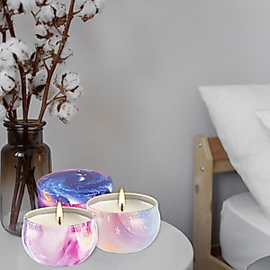 Scented Candles Gift Set of 16 for Women,Travel Tin Jar Candles, 2.5 oz Soy Wax Aromatherapy Candles for Yoga Spa Read Bath & More