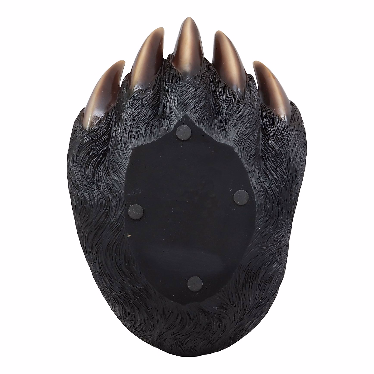 Ebros Rustic Large Long Claws Bear Paw Fruit Platter Serving Bowl Plate 11.5"Wide For Fruits Treats Candies Cookies Tabletop Decor Of Grizzly Bears Black Bears Wildlife Animal Kitchen Dining Accessory