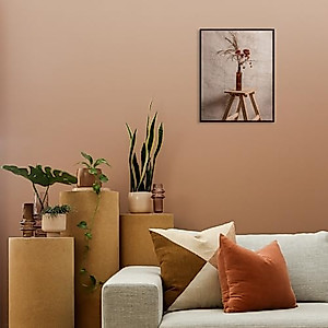 AUEAR, 16x20 Picture Frame - Display Photos 11x14 with Mat or 16x20 Without Mat - Aluminum Metal Pictures Frame for Wall Mounting - Real Glass (Black)