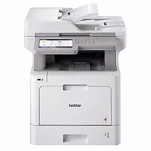 Brother MFC-L9570CDW Business Wireless Color Laser All-in-One Printer - Print Copy Scan Fax - 7" Touchscreen, 33 ppm, 600 x 2400 dpi, Auto 2-Sided Printing, 1GB Memory, 80-Sheet ADF, NFC, Ethernet