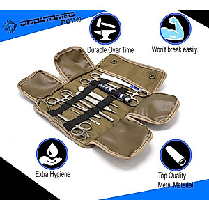 OdontoMed2011 20 PC U.S. Military Style Surplus Emergency/Survival Kit - Bleed CONTOL Kit - Military Style First Aid Kit - Molle Pouch MLT-04