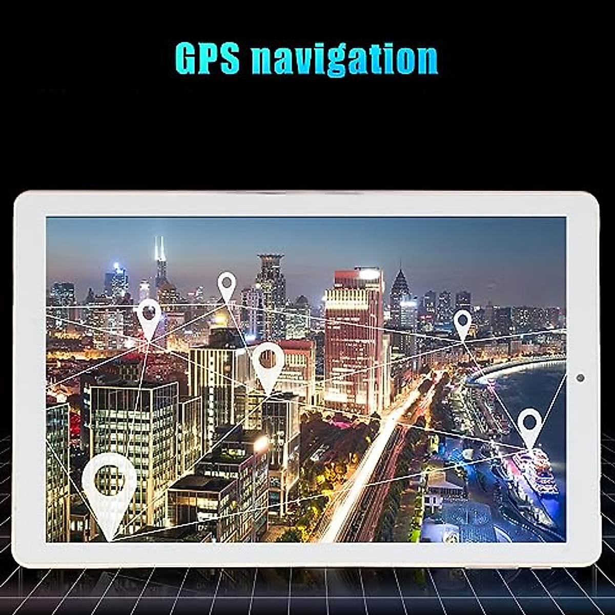 Acogedor 2 in 1 Tablet with Keyboard, 10.1inch Android Tablet Support 4G LTE Cellular, 4+64GB, MT6735 8 Core CPU, 256GB Expansion, 2.4G 5G WiFi Tablet PC (US Plug)