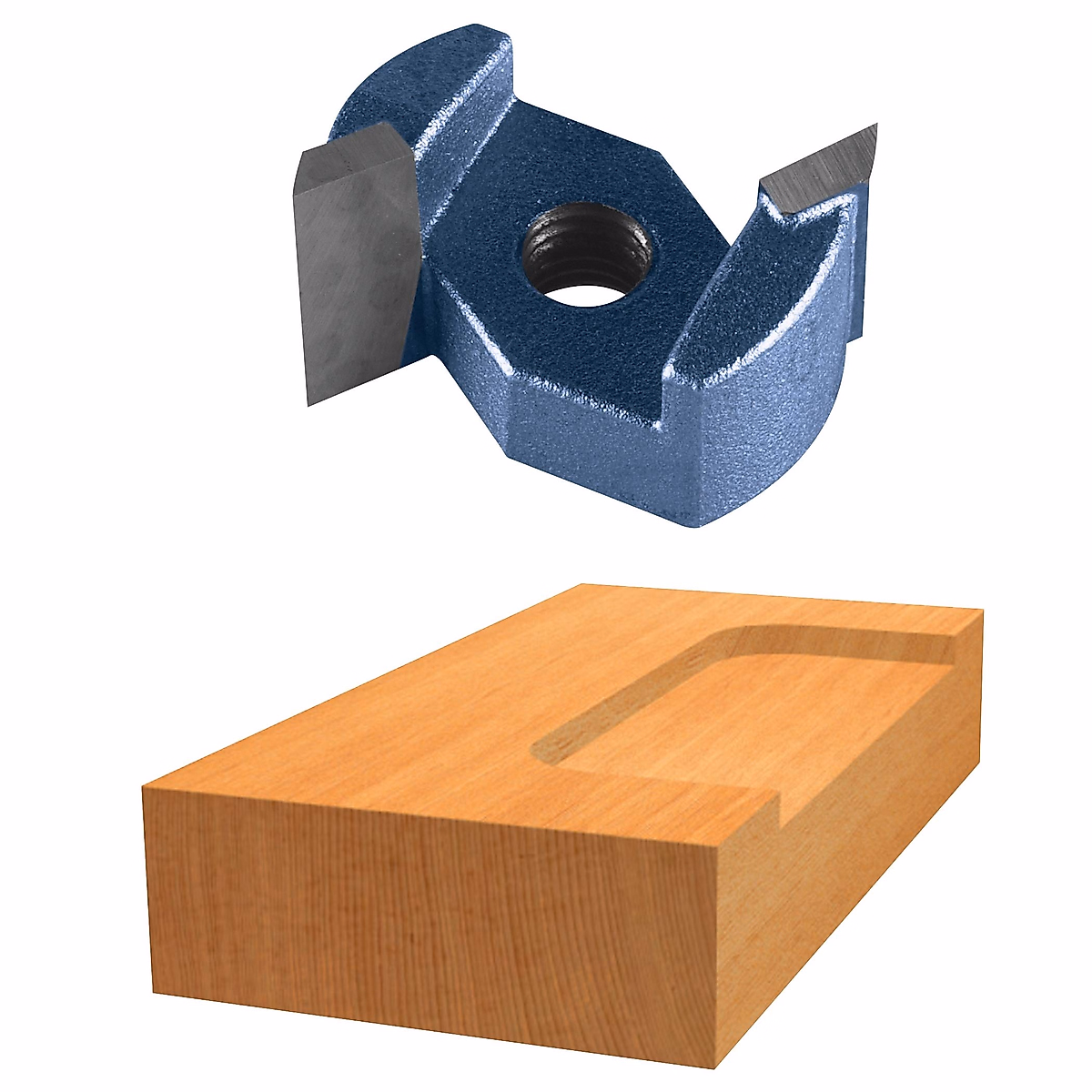 BOSCH 85634B 1-Piece 3/4 In. x 1/2 In. Carbide-Tipped Lock Mortising Router Bit