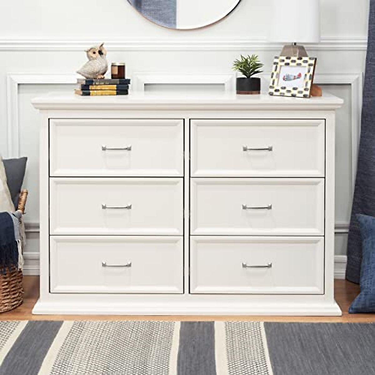Namesake Foothill-Louis 6-Drawer Dresser in Warm White