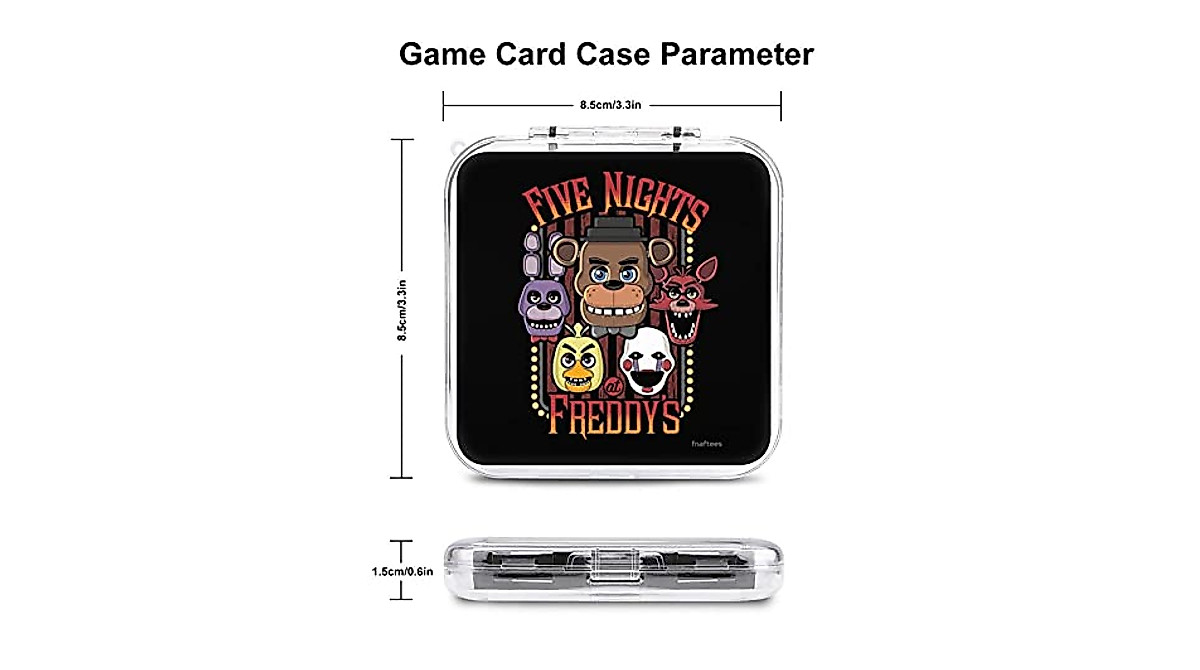 FNAF Game Card Case for Switch - Portable & Shockproof