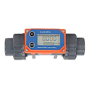 Water Flow Sensor, Digital Display Flowmeter 2.3-3.3V Sensitive Response for Swimming Pool