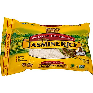 Golden Star Jasmine Rice, 80 oz