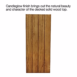 Leick Bin Pull Narrow Side End Table,-Candle Glow