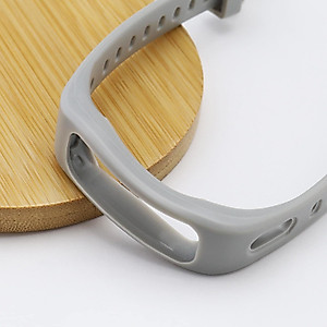 SING F LTD 2Pcs Watch Strap Replacement Compatible with Huawei Honor Band 3e/4e TPU Adjustable Watch Band Waterproof Wrist Strap 150~220mm Black Grey