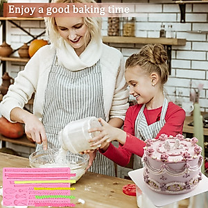 Hemp Rope Fondant Molds, Macrame Tassel Cake Decorating Silicone Molds, Kitchen Candy Chocolate Baking Tools for Cookie Mousse Cupcake Desserts, Epoxy Crafts, Modeling Clay, Candle Decoration, Soap