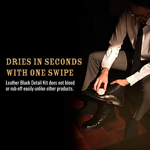 Doc Baileys Black & Colored Leather Cleaner and Conditioner Bundle for Bags, Boots, Saddles & Car Interior - 4oz, 2 Packs