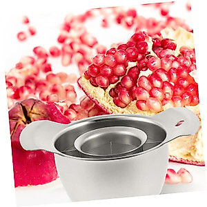 UPKOCH Pomegranate Peeler Pomegranate Arils Removal Tool Pomegranate Deseeder Peeling Tool Fruit Pomegranate Juicer with Bowl and Wooden Hammer