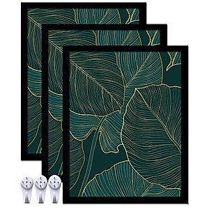 keibiubu Black 11x14 Picture Frame Set of 3, High Transparent Picture Frames for 11 x 14 Photo Poster Certificate Canvas Collage Wall Gallery Desktop Horizontal Vertical 11 By 14