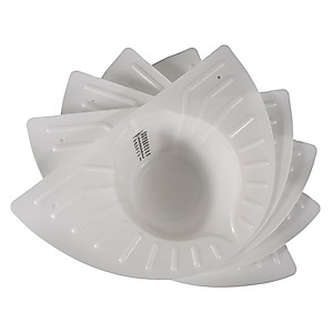 Graduated Specimen Collector Pans [Pack of 5] Toilet Nursing Hat for Urine, Vomit & Stool Collection Fits Over Toilets and Commodes - 30 oz for Women and Elderly (5)