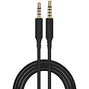 Replacement Astro A40 A10 A30 A50 Gaming Headset 3.5mm Audio Cable Extension Cord Compatible with Playstation 4 PS4, MixAmp, PC Gaming and Smartphone, No Mute & Volume Control Button