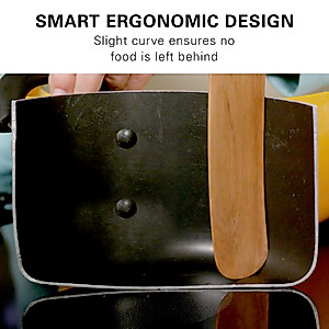 As Seen on TV, Mad Hungry Spurtle 4pc Set, Acacia Premium Wood Finish, Cooking Utensils For Non Stick Cookware, Baking, Whisking, Smashing, Scooping, Spreading, Serving and More.