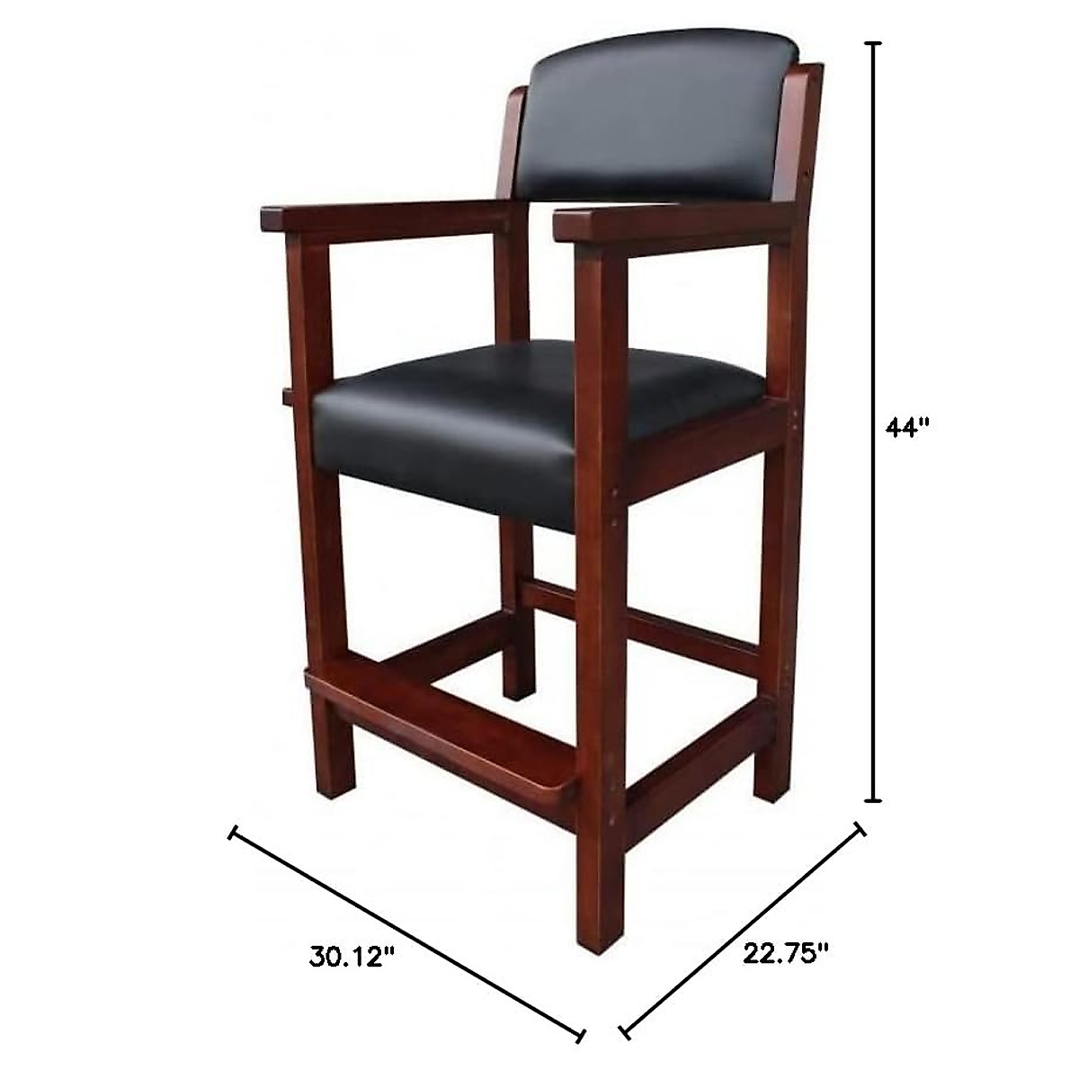 Cambridge Antique Walnut Color NG2556W Pool Spectator Chair