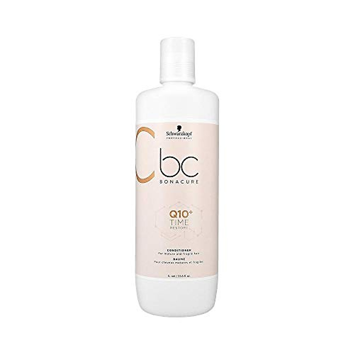 Schwarzkopf BC Bonacure Time Restore Conditioner, Clear, 33.81 Fl Oz