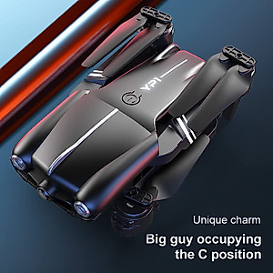 Wltoys YP1 Mini Drone 4K HD Camera Four-sided Obstacle Avoidance Air Pressure Fixed Height Professional Foldable Quadcopter Toys (4k-B-single shot)