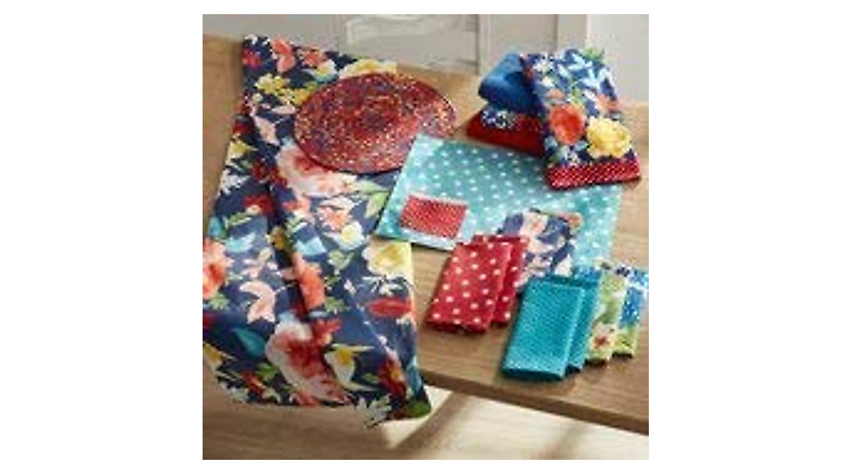 Pioneer Woman Fiona Floral Kitchen Towels - Set of 4 | Stylish & Durable