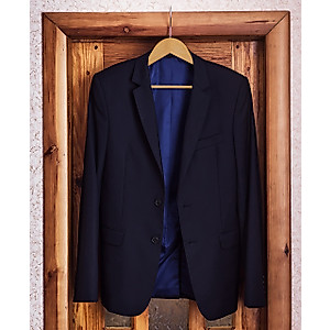 Utopia Home 20 Pack Premium Wooden Hangers - Durable & Slim Coat Hangers - Suit Hangers with 360-Degree Rotatable Hook - Wood Hangers with Shoulder Grooves (Natural Color)