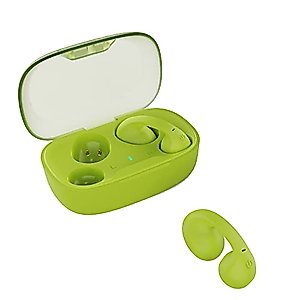 Wireless Ear Clip Bone Conduction Headphones Clip On Open Ear Bone Conduction Earbuds Headphone Cycling Running Workout Earbuds Bluetooth Work Headphones Bone Conducting Induction Earphones