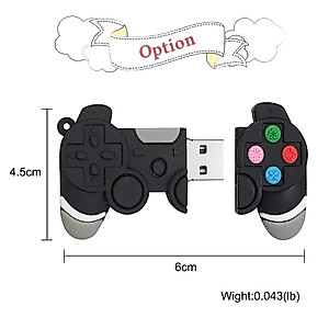 LEIZHAN Cute USB Flash Drive 32GB Gamepad Thumb Drive Funny Memory Stick Zip Drive for Kids Students Gift Pendrive
