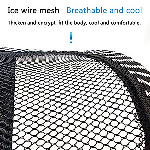 Amazing Vent Cushion Mesh Back Lumbar Support Car Office Home Chair Seat Black Durable