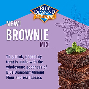 Blue Diamond Almonds Gluten-Free Almond Flour Baking Mix, Chocolate Brownie, Multicolor, 13.1 Oz