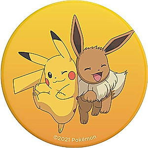 PopSockets PopGrip: Swappable Grip for Phones & Tablets - Pokemon - Eevee & Pikachu