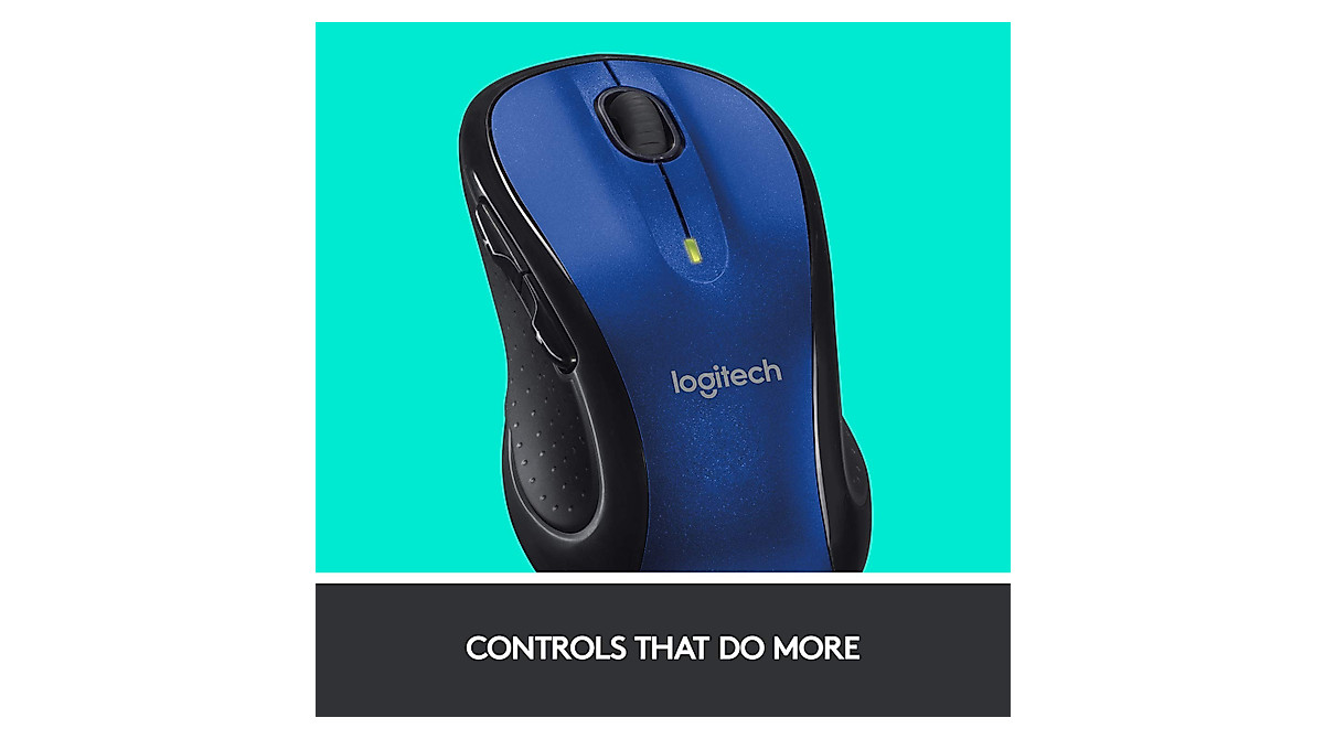 Logitech M510 Wireless Mouse, Blue (Renewed) — 🛍️ The Retail Market