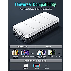 UYAYOHU Portable-Charger-Power-Bank - 15000mAh 2 Pack Power Bank Dual USB Output 5V3.1A Fast Charging Portable Charger Compatible with All USB Devices and Smartphones