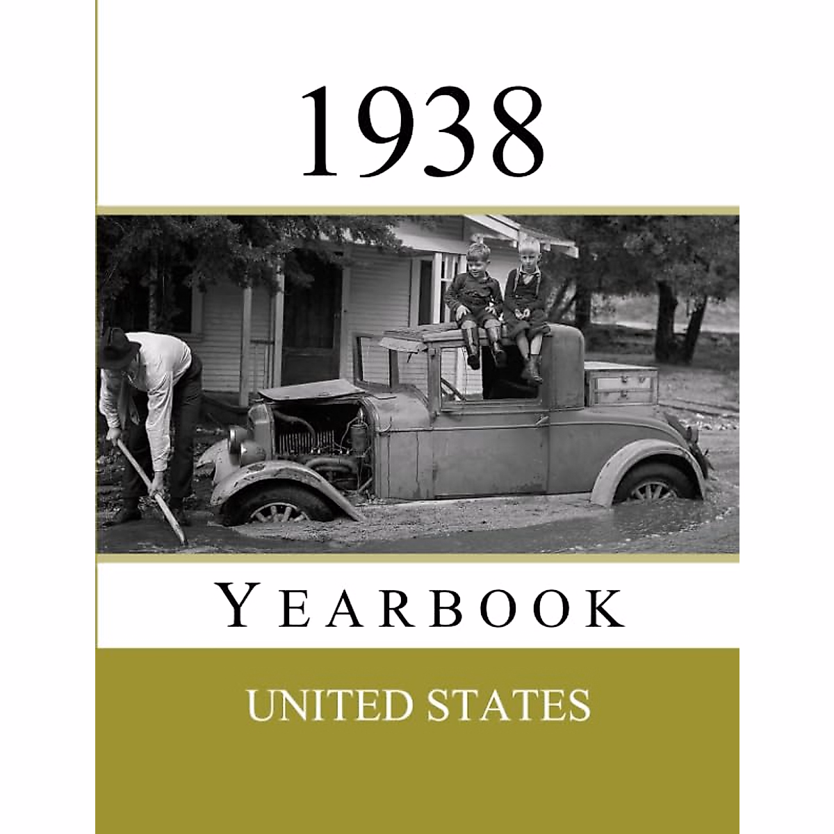 1938 US Yearbook: Original book full of facts and figures from 1938 - Unique birthday gift / present idea.